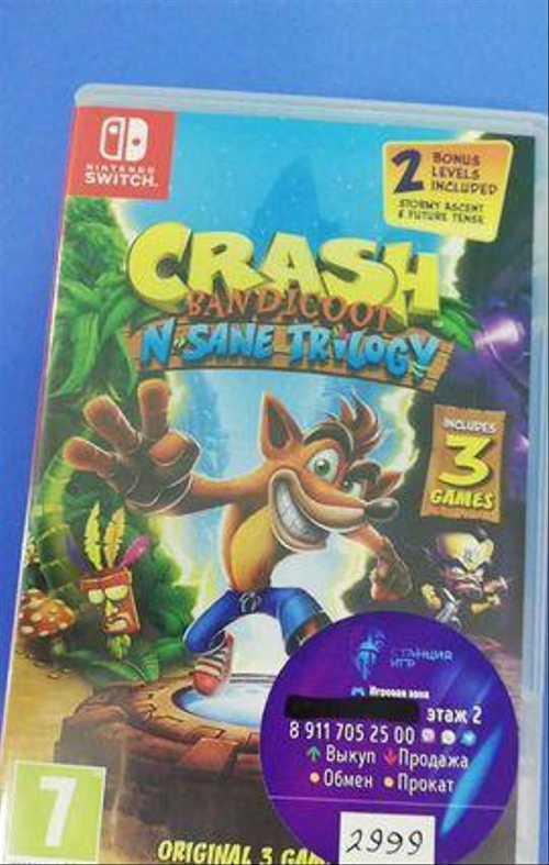 Crash bandicoot nintendo switch Festima Ru Мониторинг объявлений