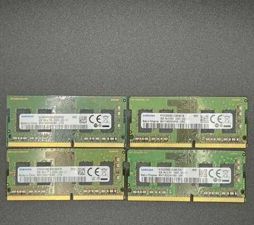 Оперативная память Samsung 4Gb DDR4 sodimm Festima Ru Мониторинг