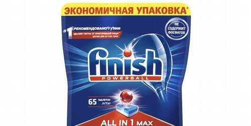 Капсулы для посудомойки finish 65