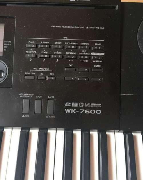 Синтезатор Casio WK-7600