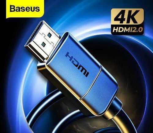 Кабель hdmi Baseus 4K к hdmi 2,0 3М новый