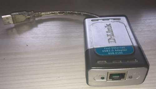 Внешняя USB cетевая карта D-Link DUB-E100