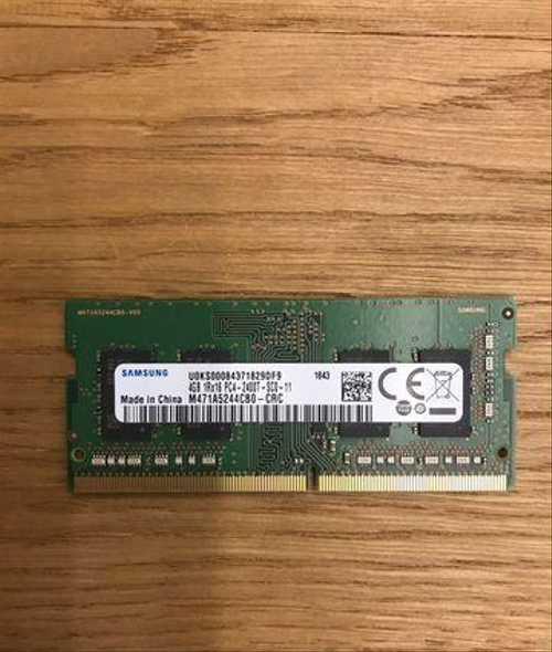 Оперативная память sodimm, ddr4, 4gb, m471a5244cb0