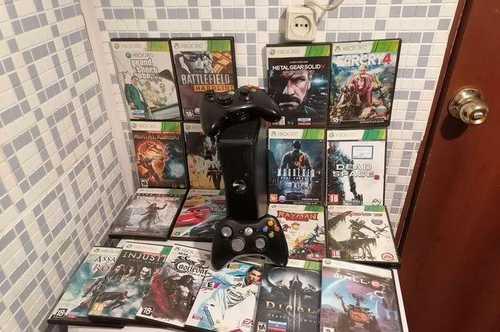 Xbox 360S 320Gb мега комплект