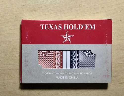 Игральные карты для покера Texas Holdem