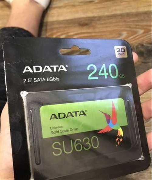 Новый Ssd 240gb adata SU630 2.5” SATA 6Gb/s