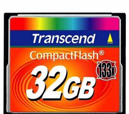 Флеш карта Compact Flash Transcend 32GB 133x