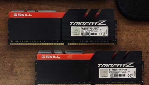 G.Skill Trident Z ddr4 16Gb (2x8) 4000 Mhz CL18