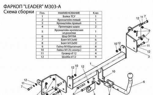 Фаркоп Mazda 3 bk
