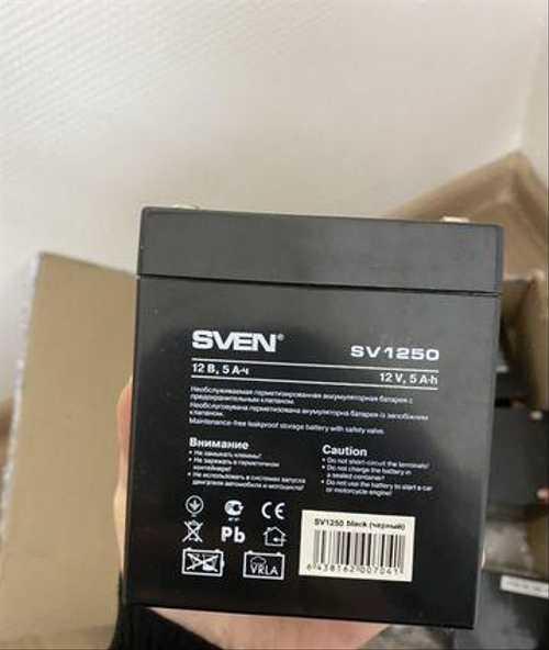 Аккумулятор Sven sv1250 б/у