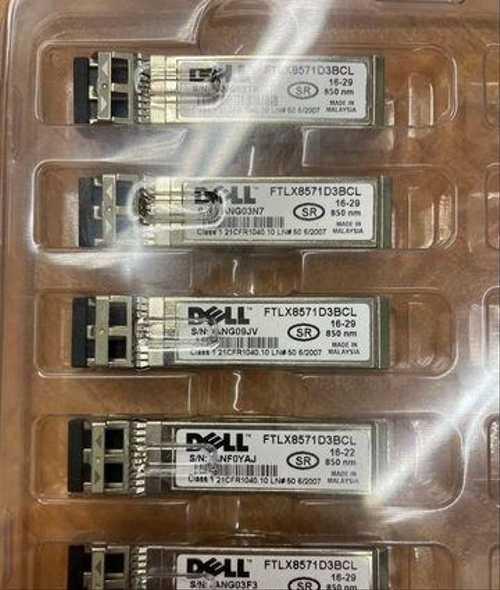 Трансивер Dell 407-bbou SFP+ SR, 10GbE