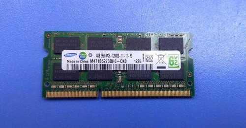 Оперативная память So-Dimm DDR III, 4Gb, Samsung
