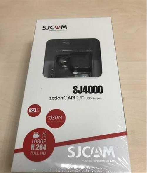 Экшн камера Sjcam SJ4000. Новая. Запечатанная