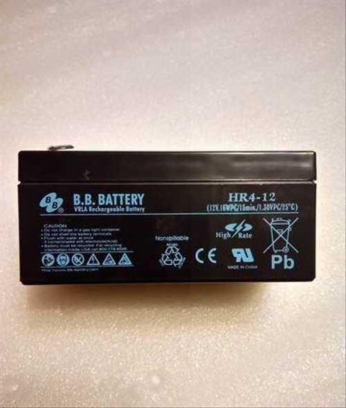 Аккумулятор свинцовый для ибп BB Battery