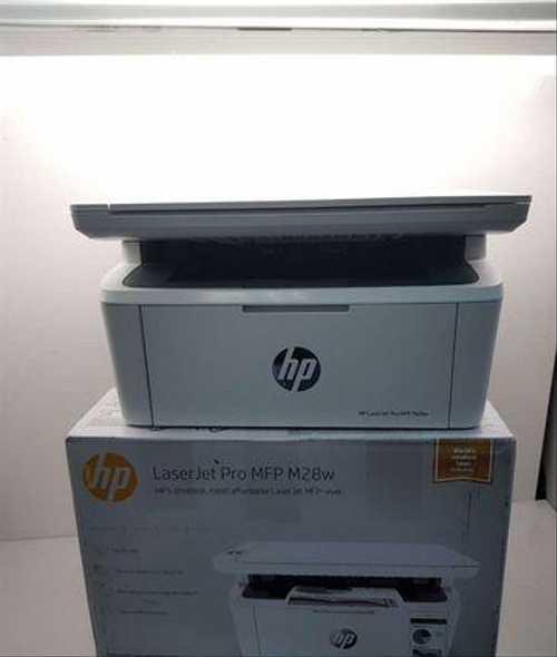 Hp laserjet pro m28w мфу wi-fi как новый