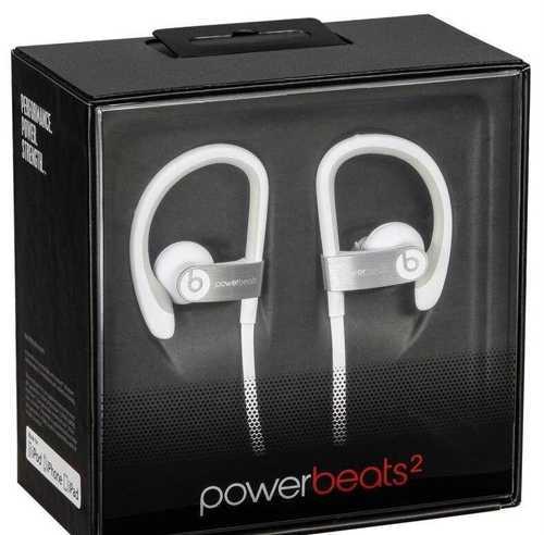 Новые Спортивные наушники Beats Powerbeats 2 White