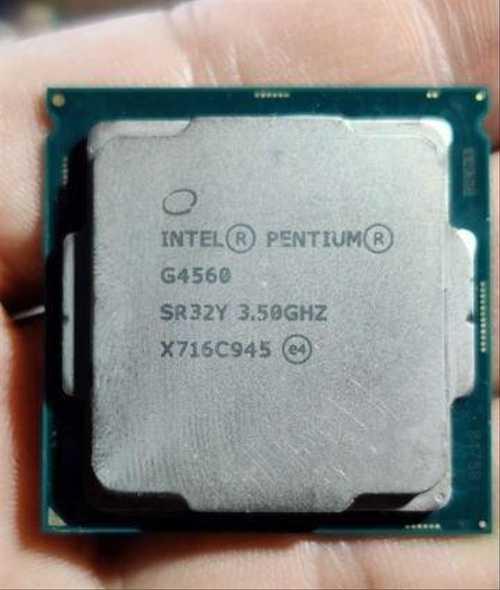 Процессор Intel r pentium r cpu g4560 3.5 G 1151