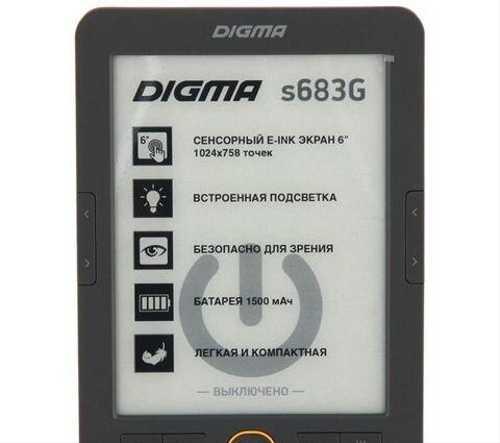 Ридер digma s683g зависла