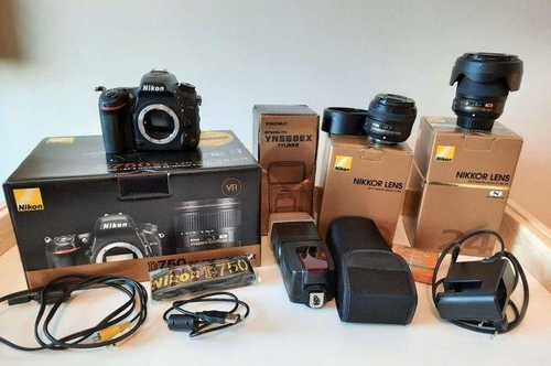 Nikon D750 + 2 объектива 50мм и 24мм