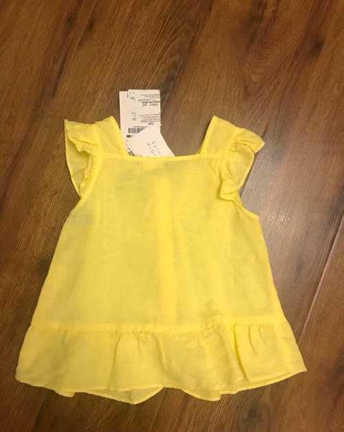 Новая блузка zara 92-98