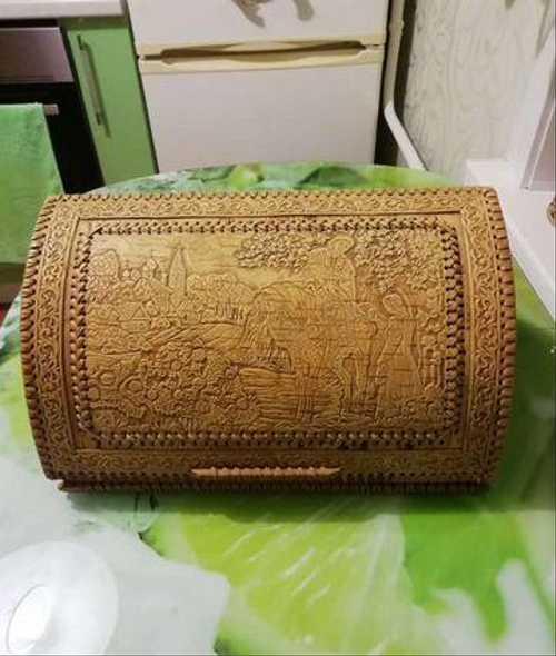 Хлебница из бересты