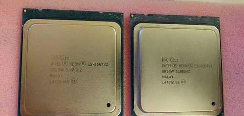 Пара процессоров Intel Xeon E5-2667 v2