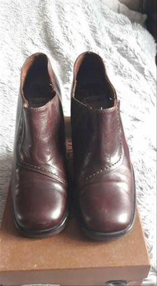 Туфли Tamaris, 35.5 коричневые и черные