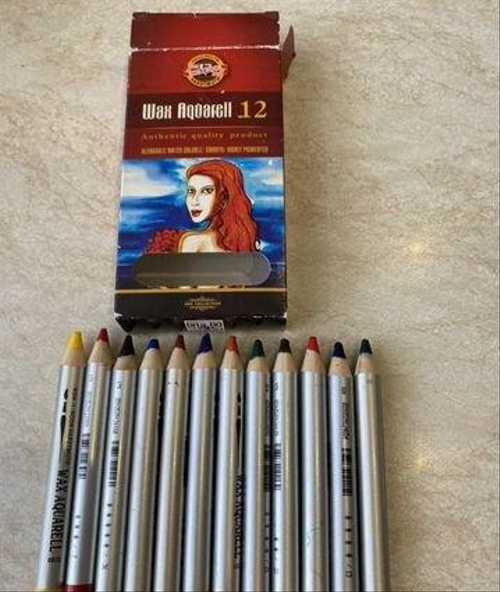 Восковые акварельные карандаши koh i noor