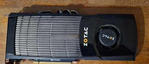 Видеокарта Zotac Nvidia gtx480 1536mb Неисправна