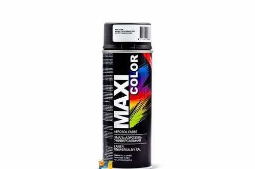 Краска аэрозольная Maxi color (RAL 9005 Черная мат