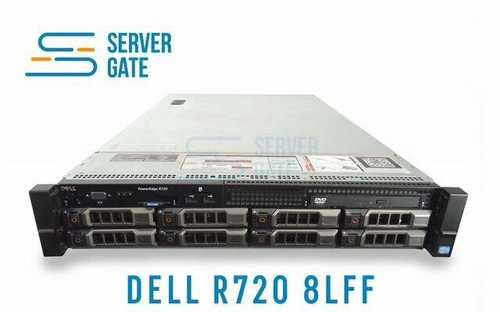 Сервер dell R720 8LFF 2 x E5-2630v2 32 GB