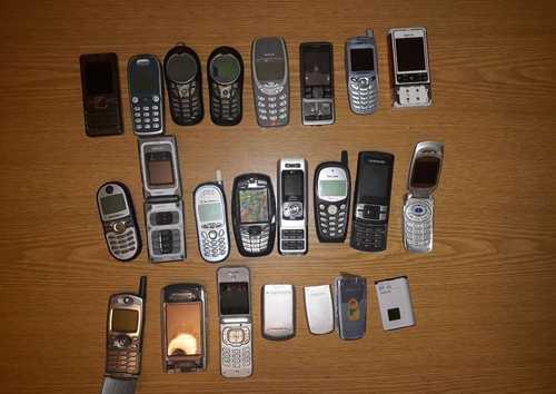 Разные ретро телефоны на запчасти