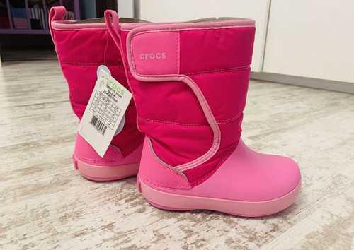 Новые сапожки Crocs C10