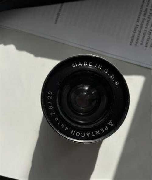 Pentacon 29mm f/2.8 made in GDR m42