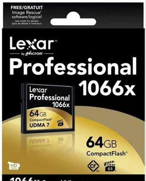 Lexar Professional 64GB 1066x CompactFlash CF