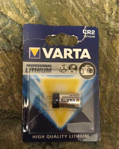 Элемент питания батарейка varta professional литие