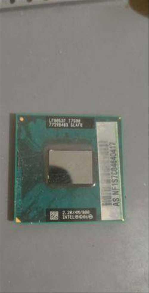 Процессор для ноутбука intel lf80537 t7500