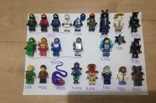 Фигурки Lego ninjago