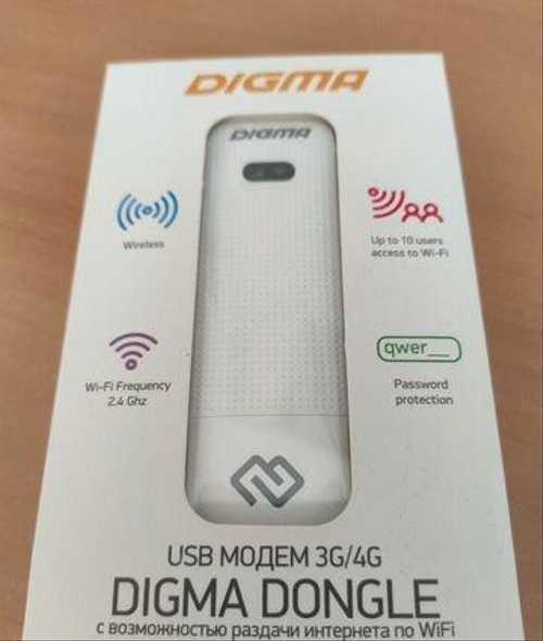 Модем digma Dongle DW1961 3G/4G