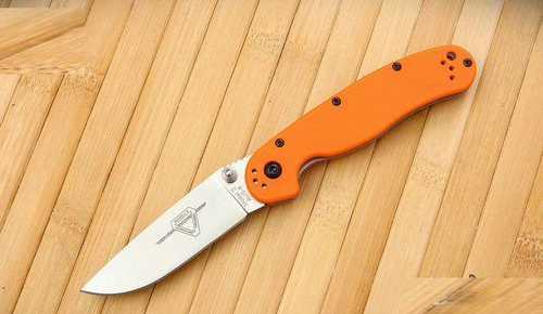 Нож складной Ontario RAT-2 (Orange \ Satin)