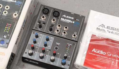 Alesis multimix 4 USB микшерный пульт