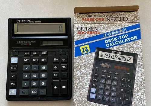 Калькулятор бухгалтерский Citizen SDC-888H