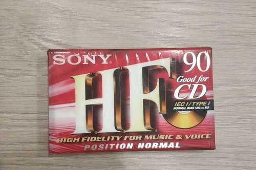 Кассета Sony c-90hfc hf 90 iec/type 1 cd good for