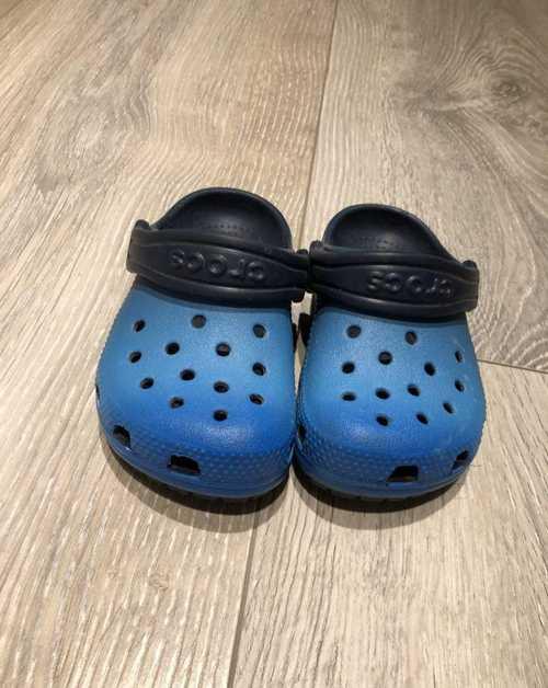 Crocs kids синие размер C7