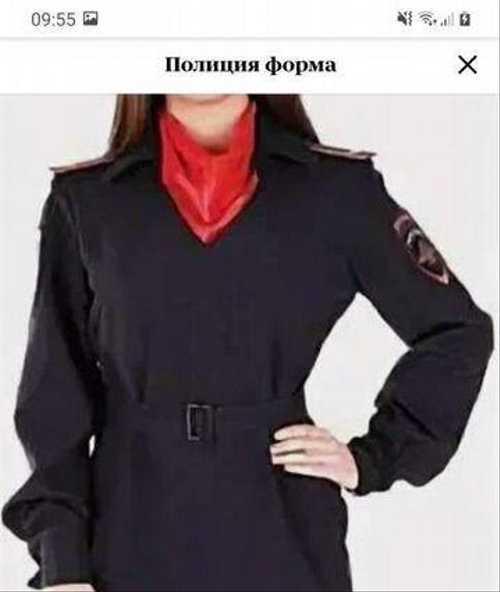 Новая форма полиции женское платье фото