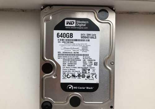 Жесткий диск 640Gb
