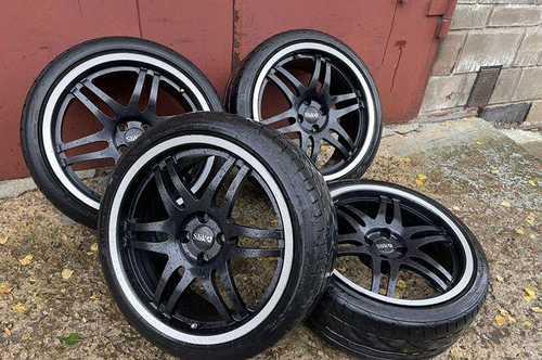 Кованные диски Slik L-1716 и шины Bridgestone Pote