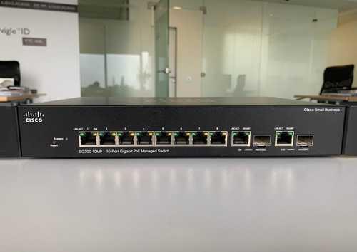 Коммутатор Cisco SG300-10MP Gigabit PoE Switch