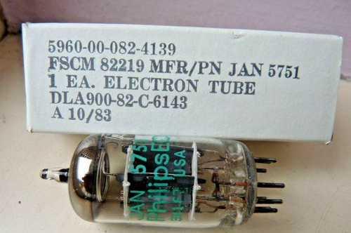 Phillips ECG 5751 JAN \ 12AX7 \ ECC83 нов