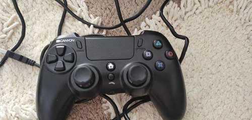 Игровой проводной геймпад canyon PS4 С тачпадом